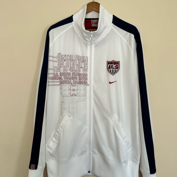 Nike | Jackets & Coats | Usmnt Total 9 Center Circle Nike Zip Up Jacket ...